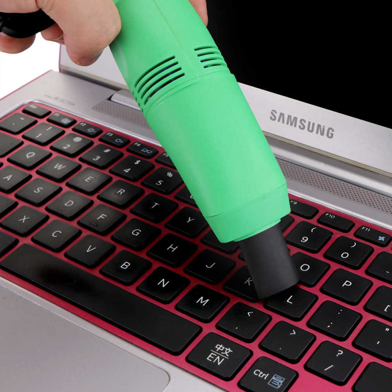 Мини пылесос для клавиатуры: подключение по USB, чистка ПК и ноутбука
